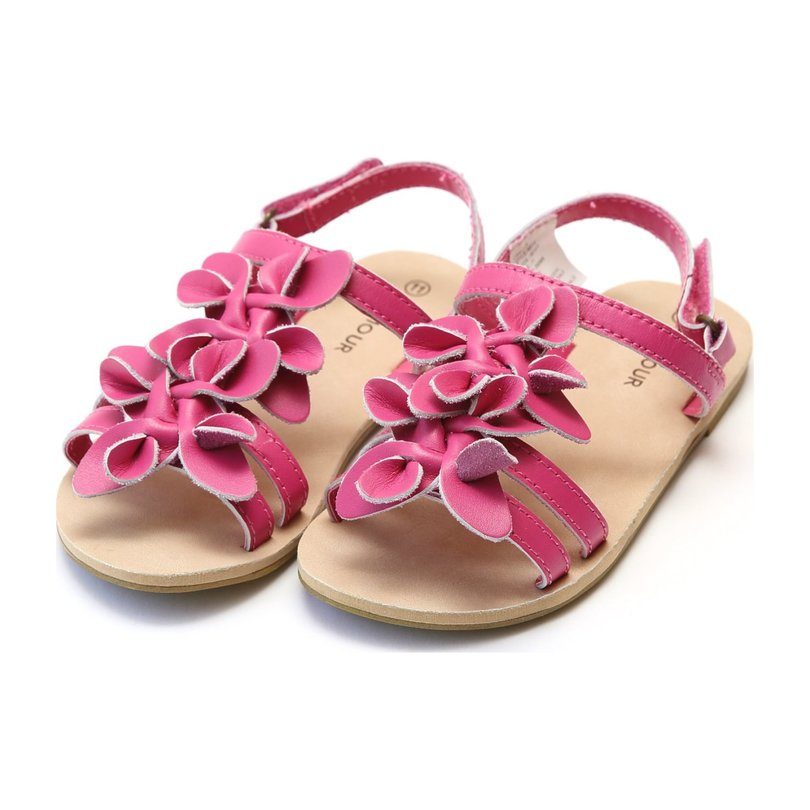 Georgia Blossom Sandal, Fuschia - Shoes - Maisonette