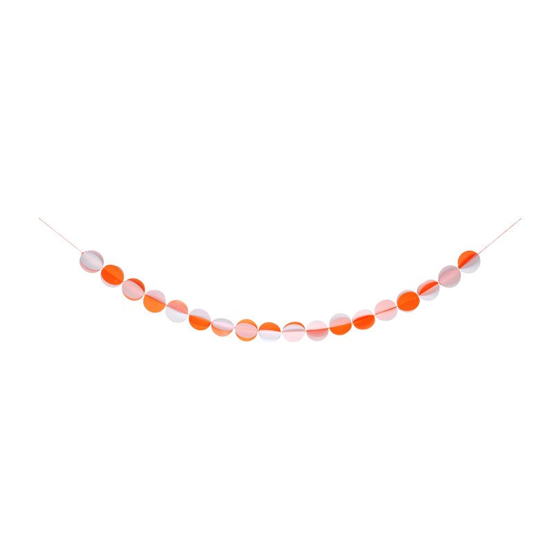 Pink Paper Circle Garlands - Party Goods - Maisonette