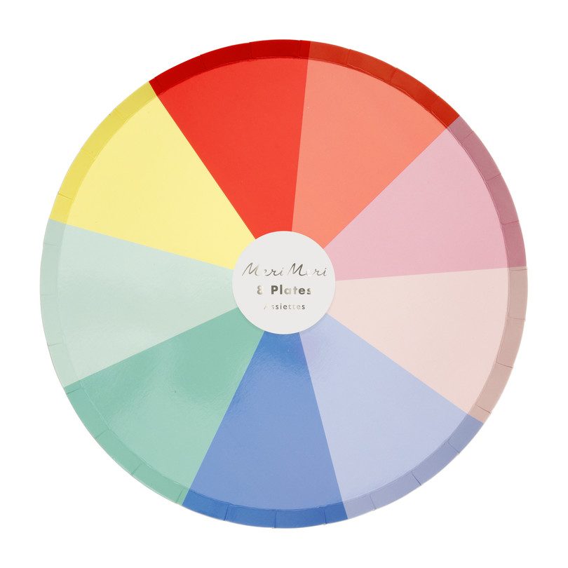 Color Wheel Dinner Plate - Party Goods - Maisonette