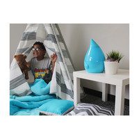 Ultrasonic Cool Mist Drop Shape Humidifier, Blue - Humidifiers & Air ...