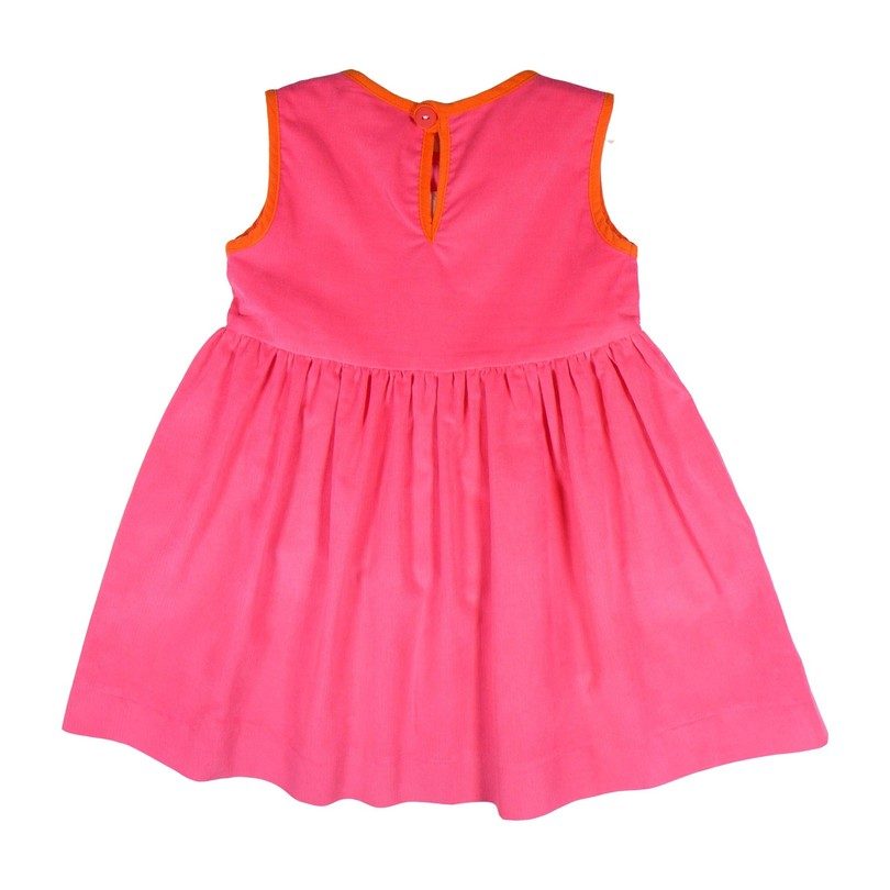 Pinny Dress, Pink Corduroy - Dresses - Maisonette