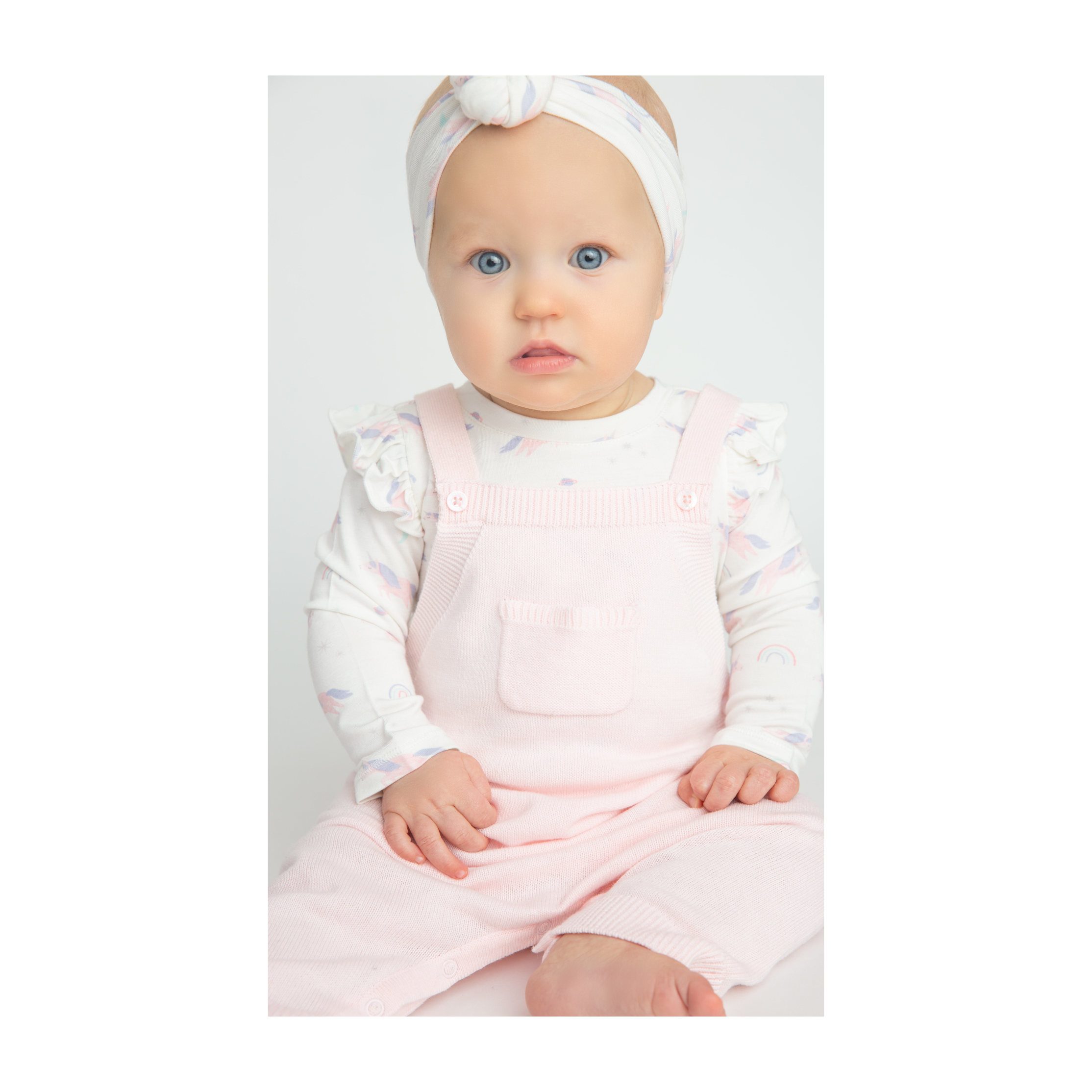 Knit Overall, Light Pink - Rompers - Maisonette