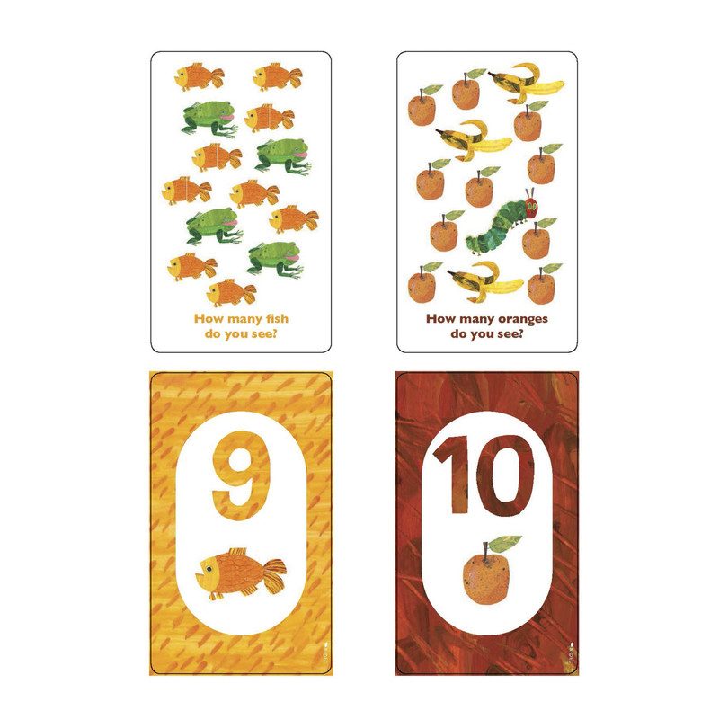 World of Eric Carle Numbers & Counting Flash Cards - Educational Toys ...