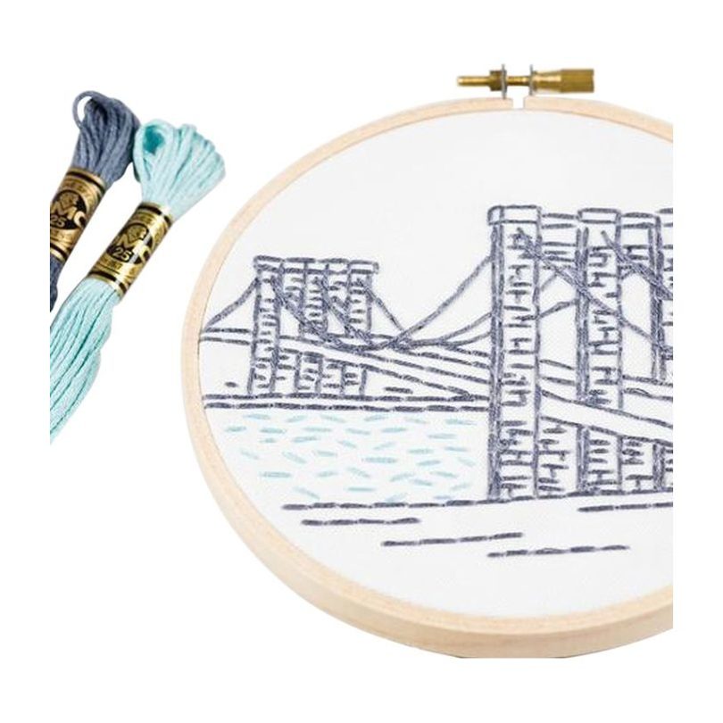 Brooklyn Bridge Embroidery Kit - Arts & Crafts - Maisonette