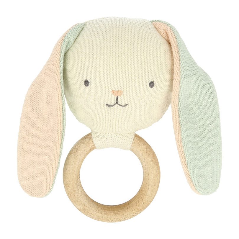 Bunny Baby Rattle - Teethers & Rattles - Maisonette