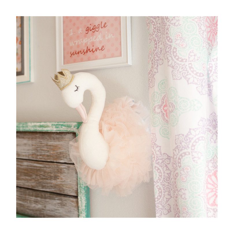 Swan Princess Wall Mount - Animal Heads - Maisonette