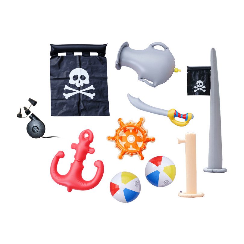 Water Fun Pirate Boat Inflatable Kiddie Pool - Backyard & Park - Maisonette