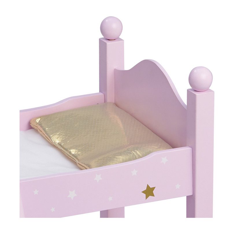 Twinkle Stars Princess 18" Doll Double Bunk Bed, Purple - Dolls & Doll ...