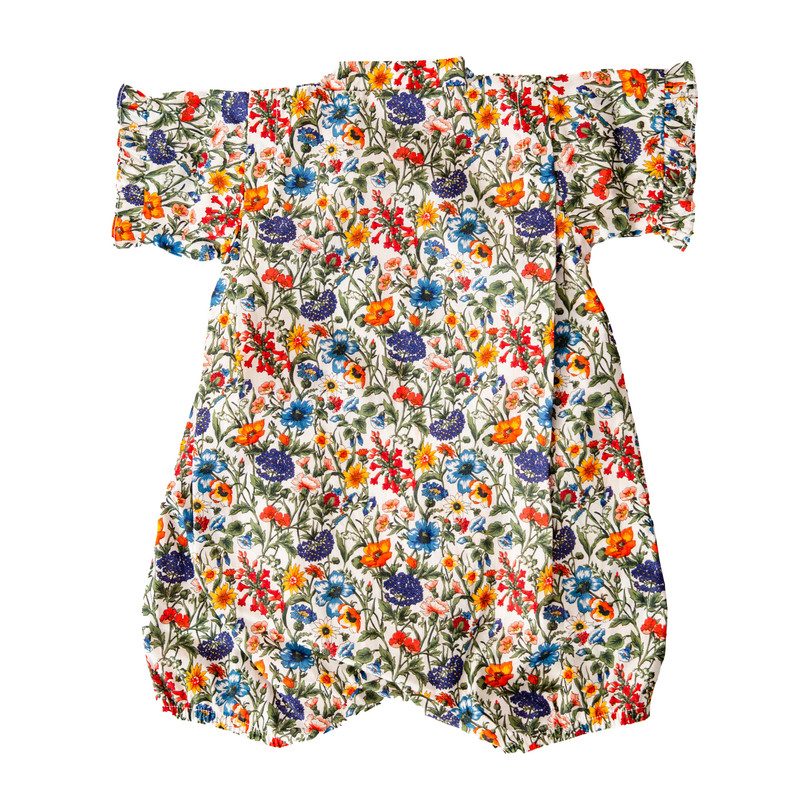 Veetzie Kimono Onesie, Liberty of London Floral - Rompers - Maisonette