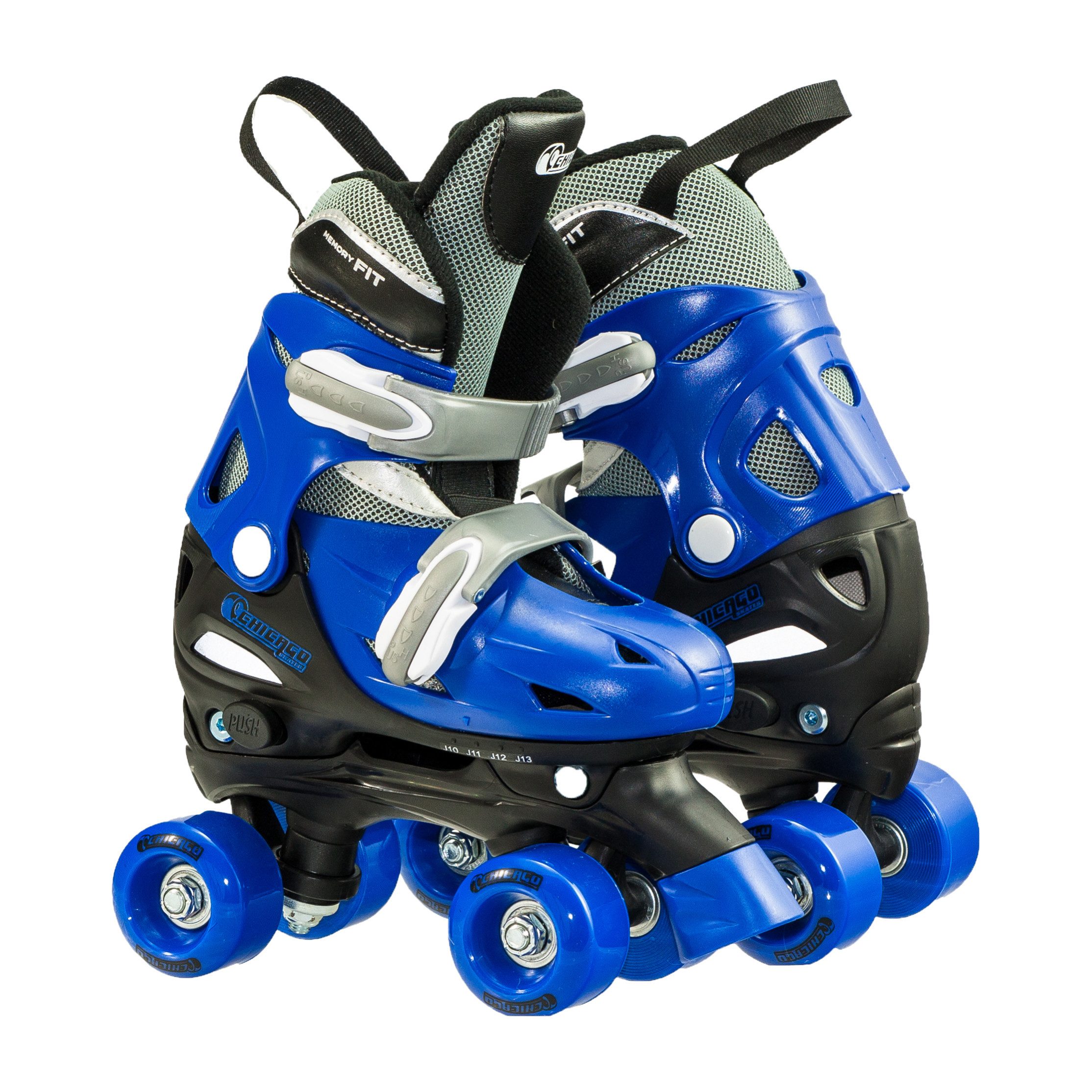 Quad Roller Skate Combo Set, Blue - Sports - Maisonette